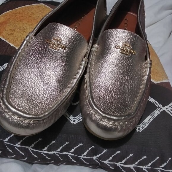 Coach | Shoes | Coach Store Coach Womens Marley Leather Driver Driving ...